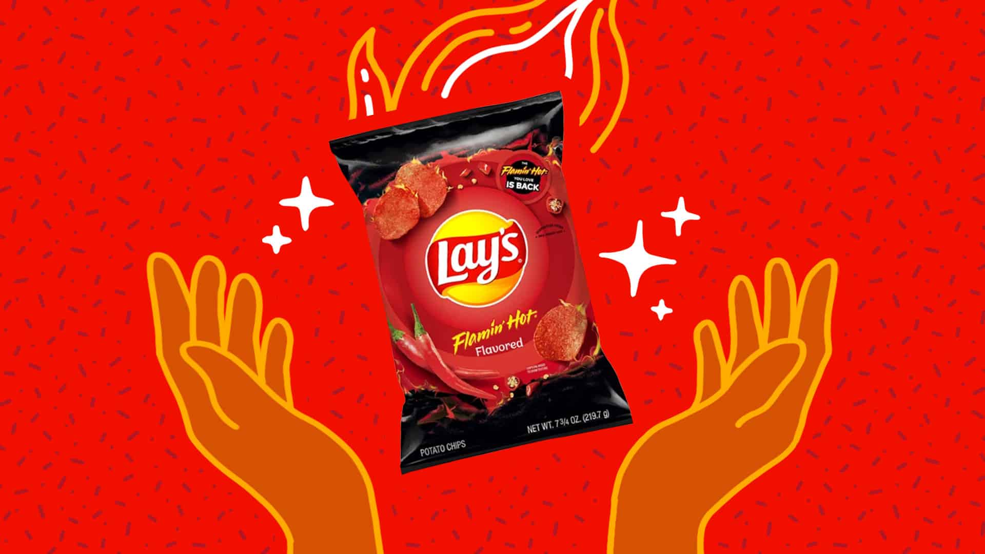 Lays Brings Back Original Flamin' Hot Potato Chips