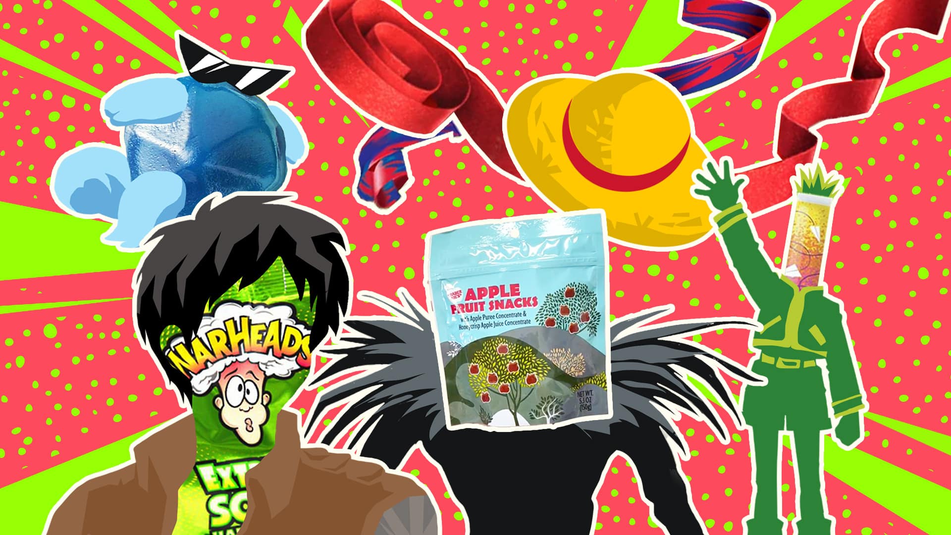 If Anime Characters Were Snack Foods | Sporked