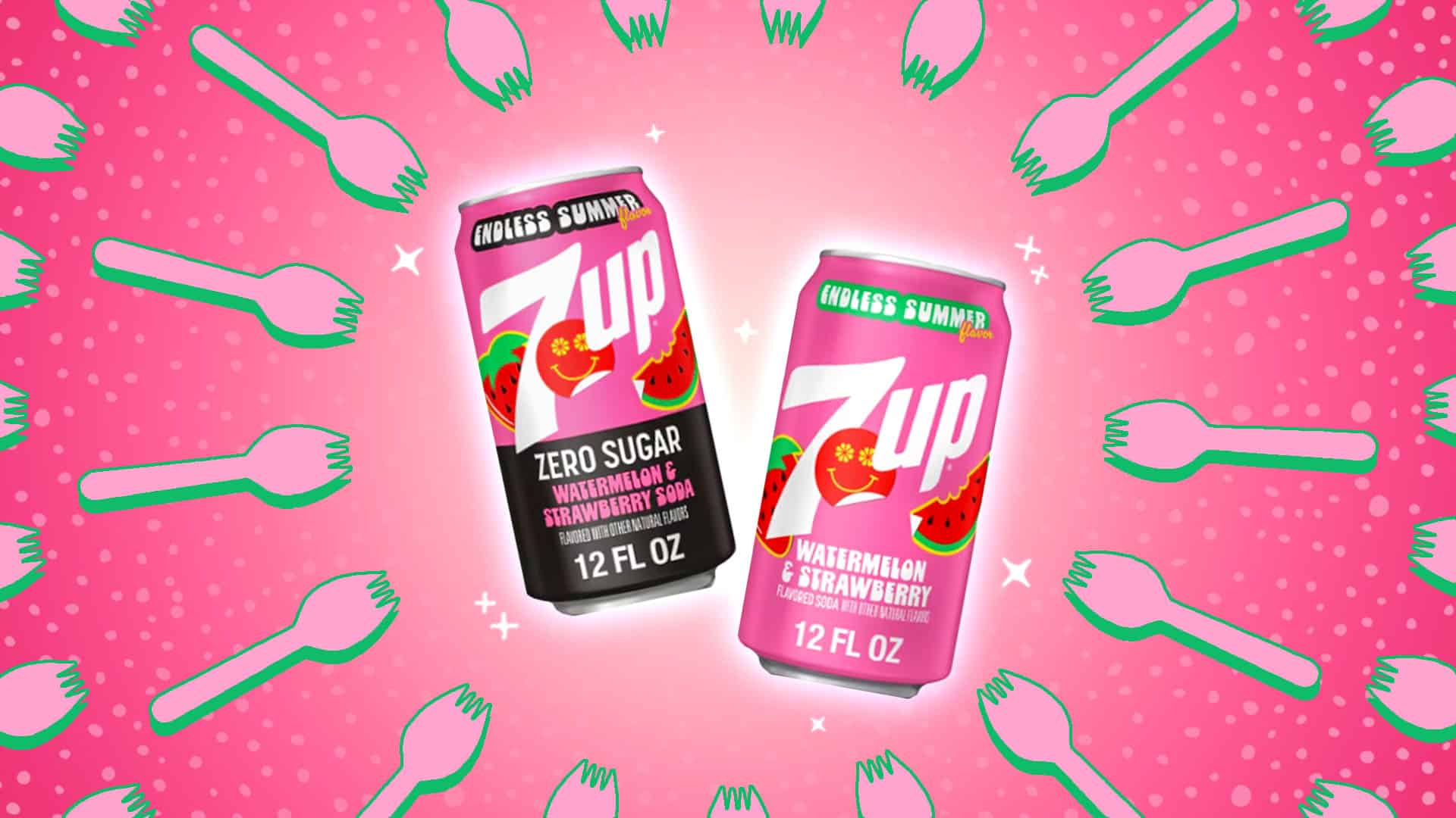 New 7UP Endless Summer! Our Review of the Watermelon & Strawberry 7UP ...