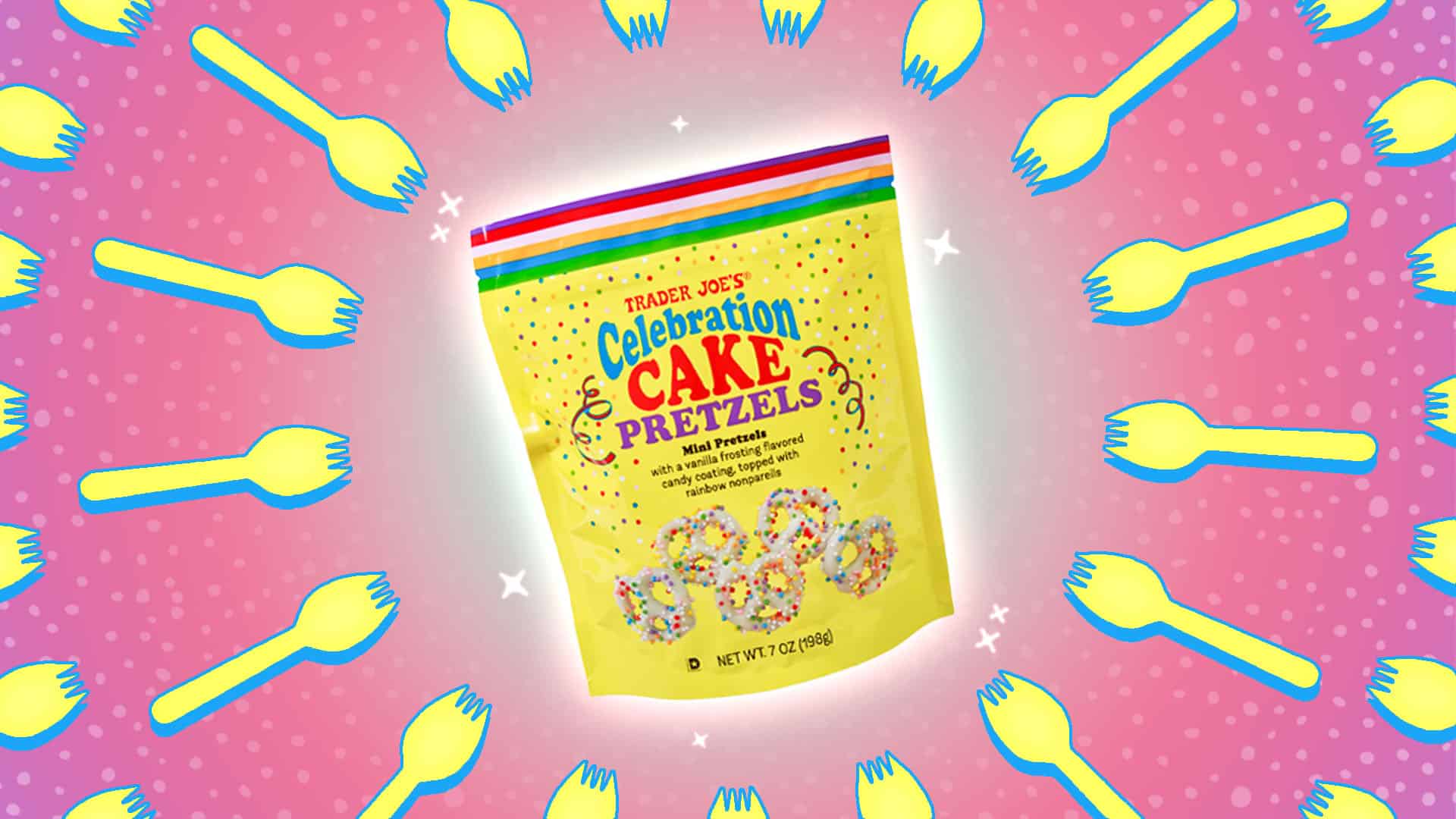 New Trader Joe's Celebration Cake Pretzels, Our Honest Review | Sporked