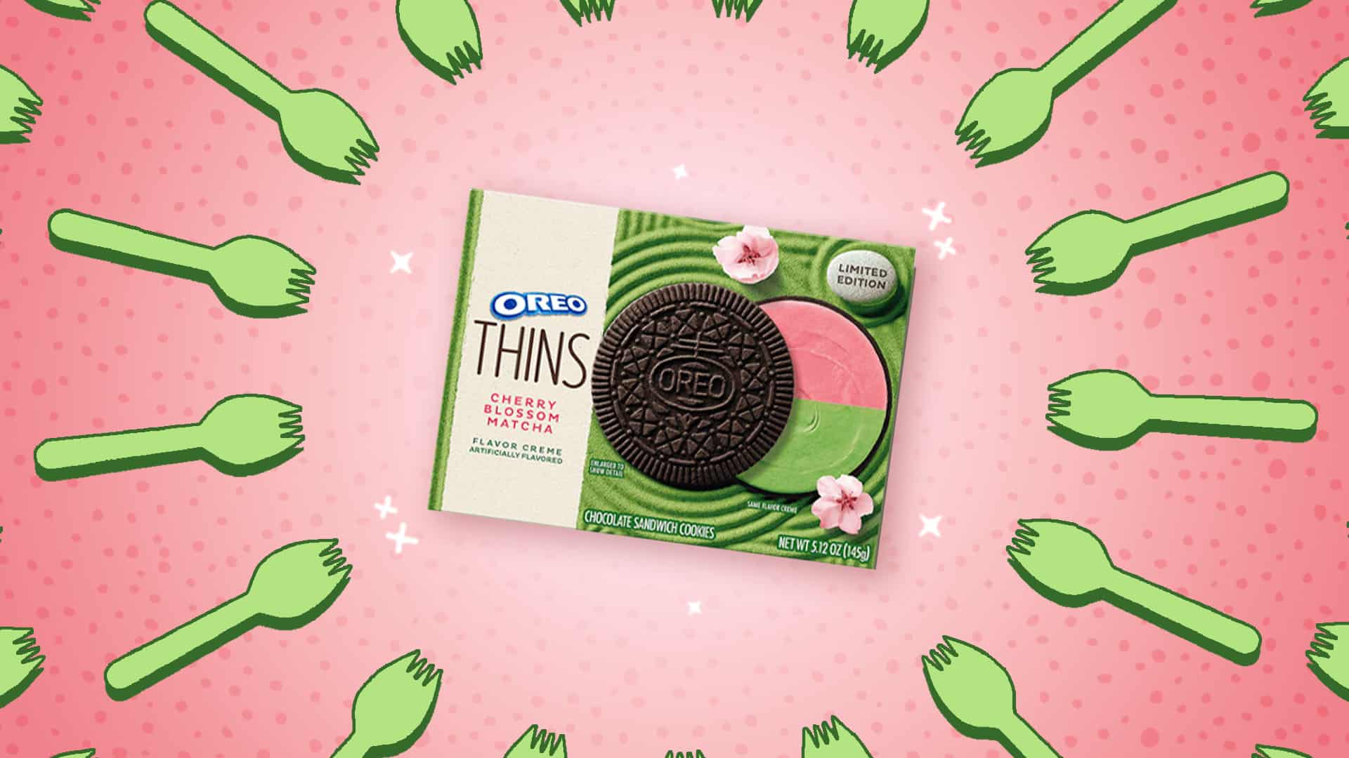 New Oreos Review! We Tried the New Cherry Blossom Matcha Oreos | Sporked