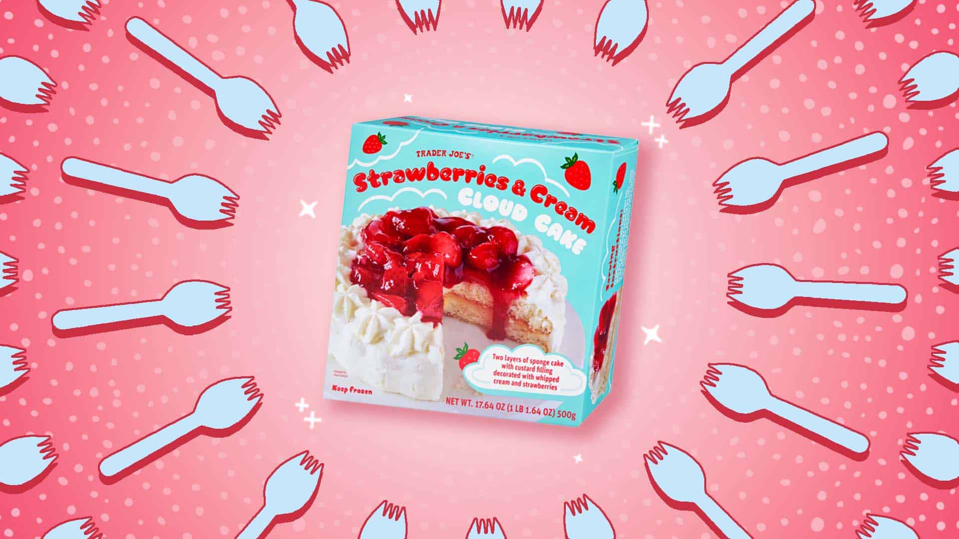 We REALLY Wanted to Love Trader Joe's Strawberries & Cream Cloud Cake ...