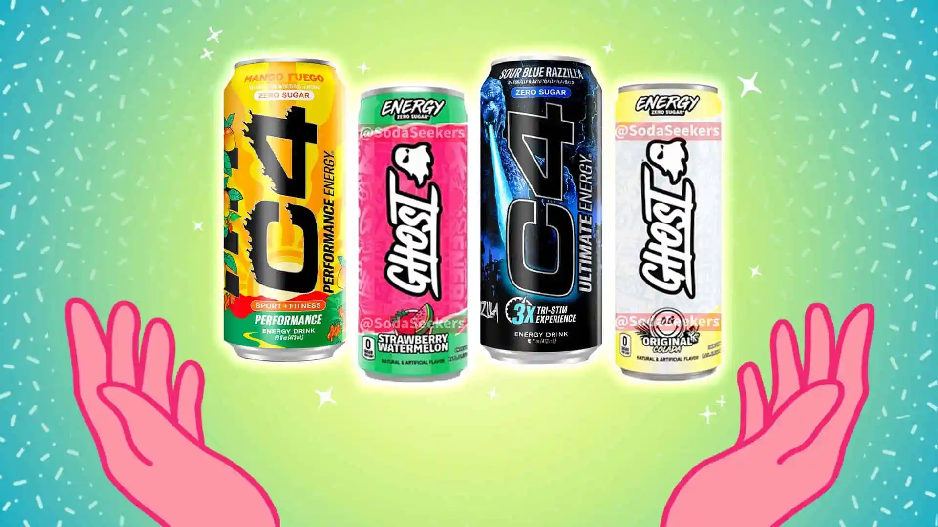 New GHOST and C4 Energy Drink Flavors Revealed at the 2025 NACS Expo | Sporked