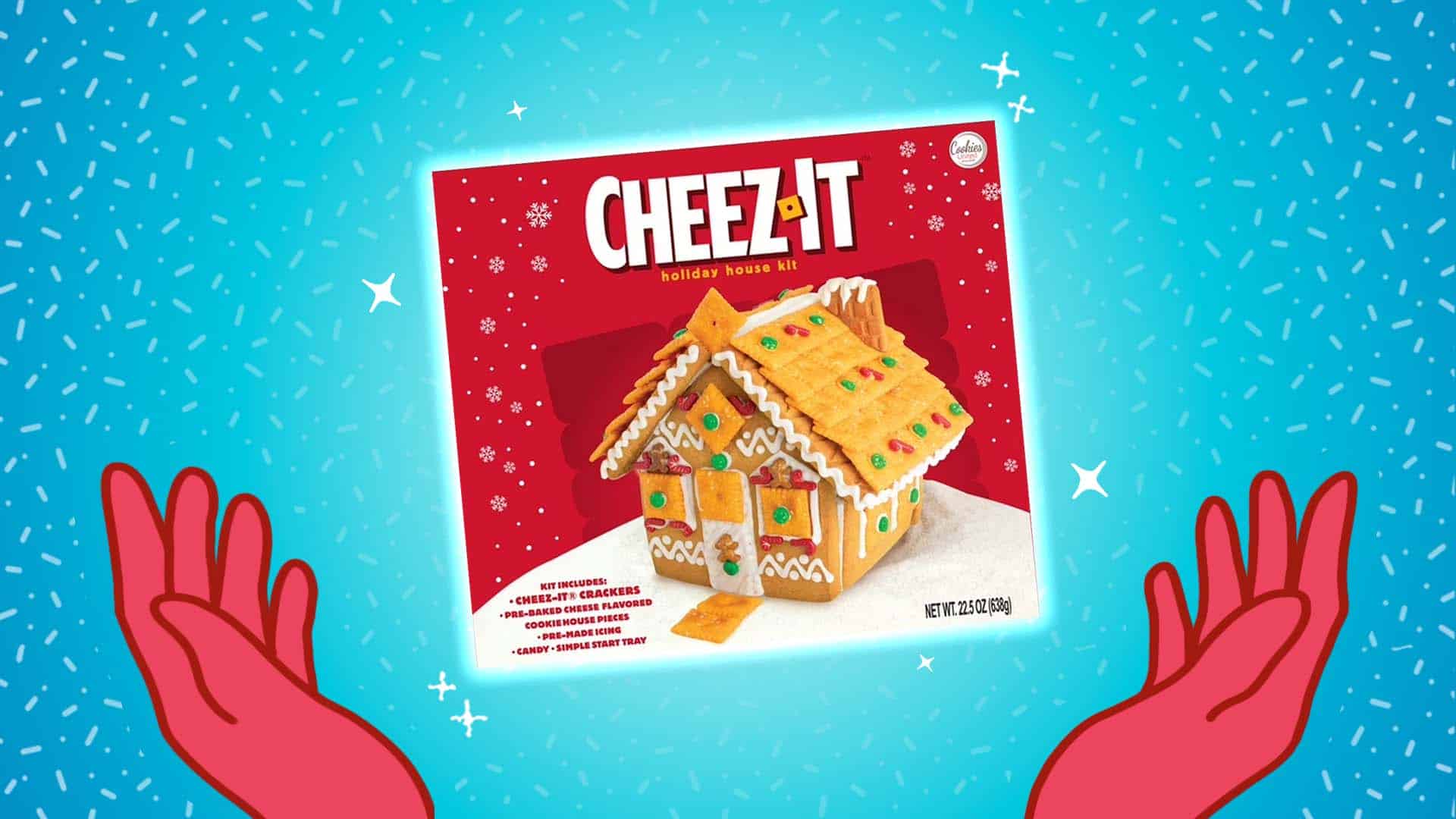 You Can Construct a Cheez-It Gingerbread House This Year, Let Us ...