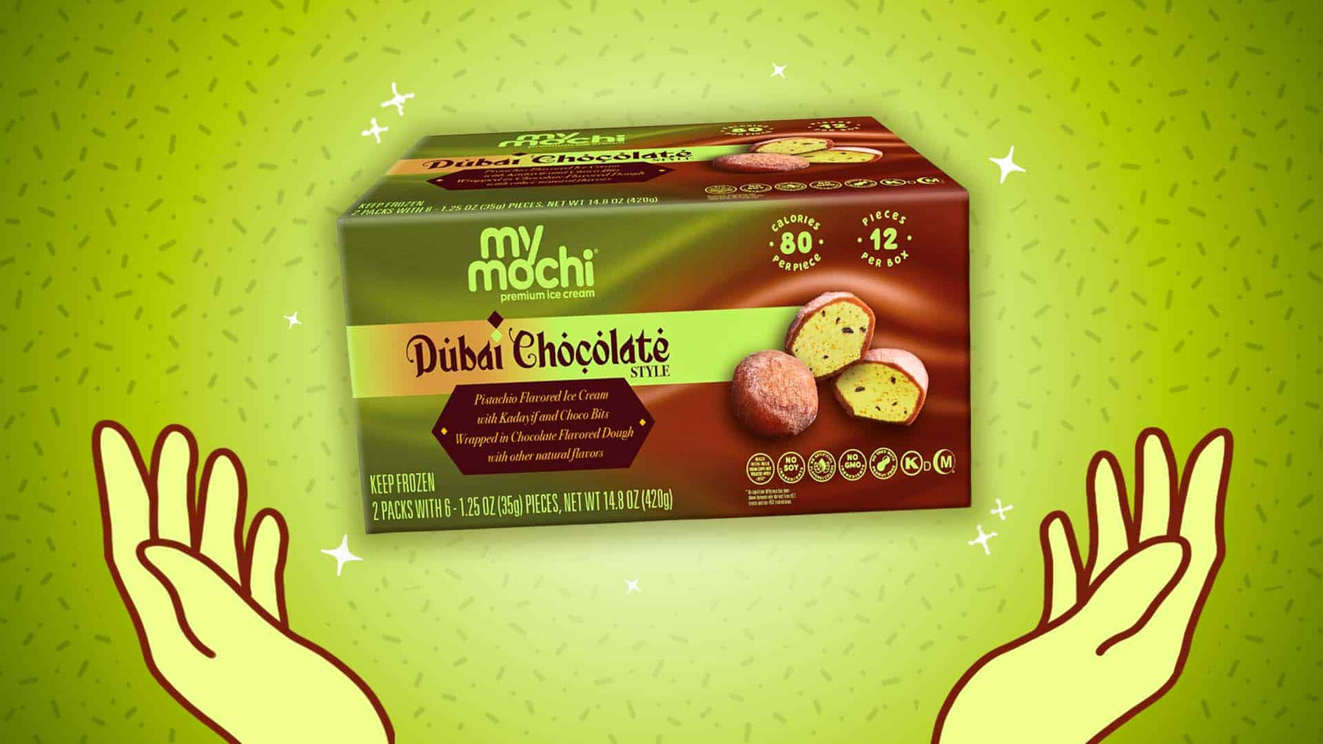 The Early Scoop on New Dubai Chocolate Mochi Ice Cream | Sporked